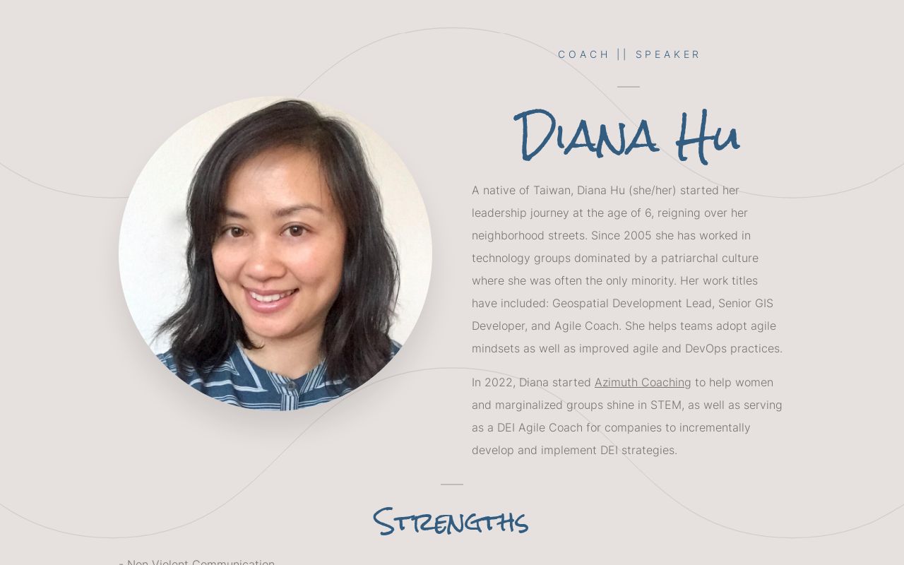 Diana Hu || Coach & Speaker